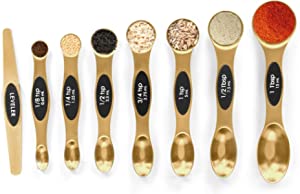 Magnetic Measuring Spoons Set Stainless Steel - Everything Envy