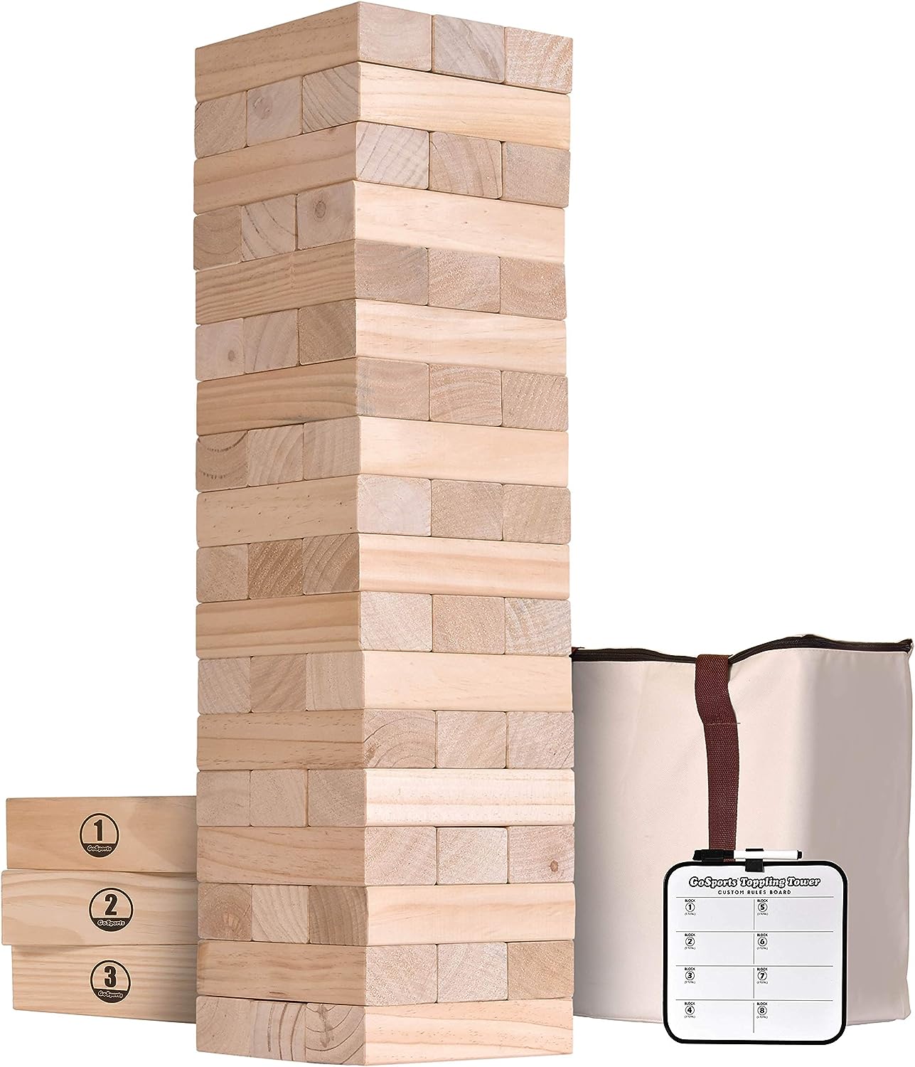 Giant Wooden Toppling Tower - Everything Envy