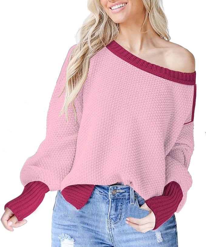 Chunky Ribbed Pink Sweater - Everything Envy