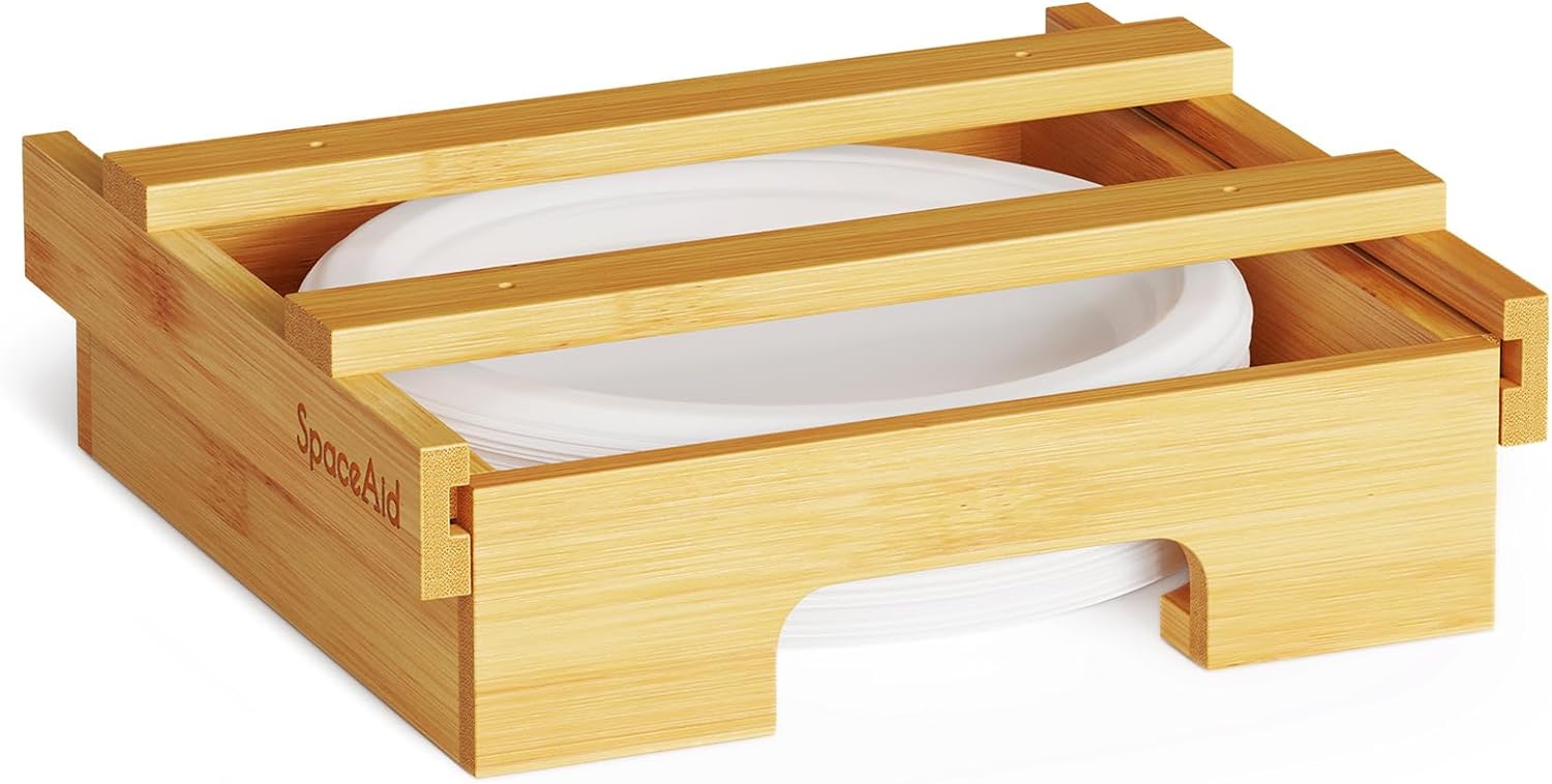 SpaceAid 9-inch Paper Plate Dispenser - Everything Envy
